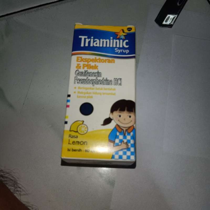 Promo triaminic Syrup pilek rasa lemon 60ml meringankan batuk berdahak ...