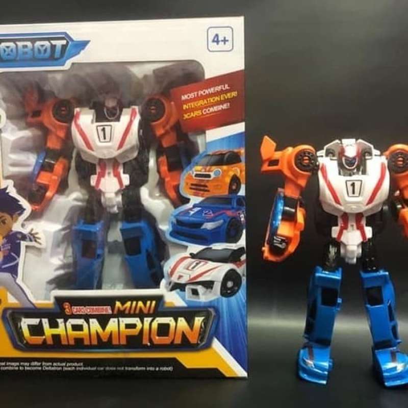 Jual Mainan Robot Tobot Mini Champion | Kado Ulang Tahun Anak 3 Tahun ...