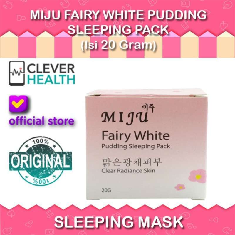 Jual MIJU FAIRY WHITE PUDDING SLEEPING MASK 20 GRAM di Seller Flower ...