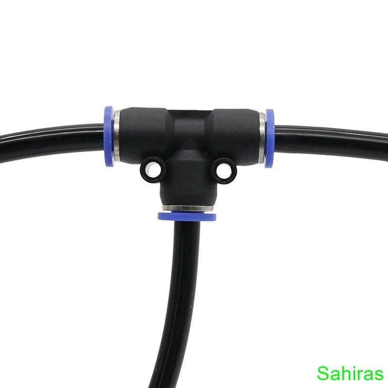 Jual Fitting Slip Lock T Tee Pneumatic Konektor Selang Pe 3 Way Arah ...