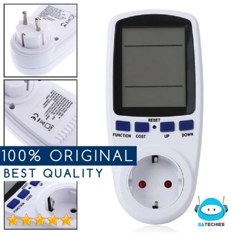 Jual Watt Meter Ac Kwh Voltmeter Pengukur Power Daya Listrik Ukur Biaya ...