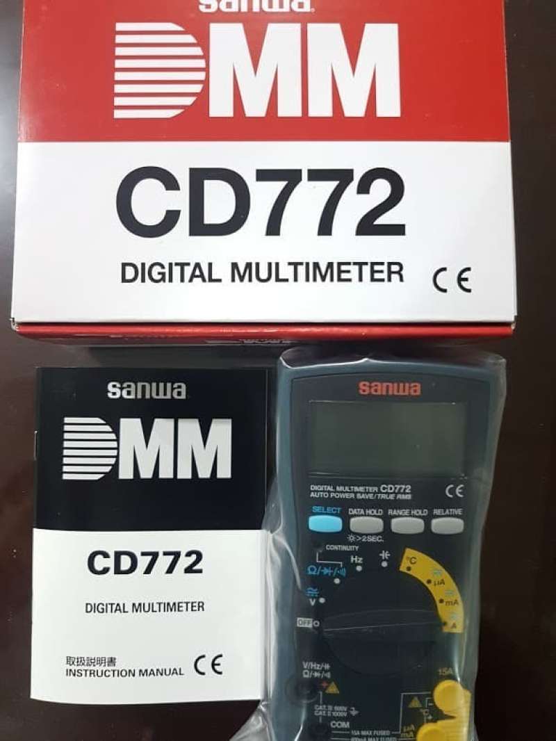 Promo DIGITAL MULTIMETER SANWA CD772 / SANWA CD772 MULTIMETER DIGITAL Diskon 34% di Seller Umar ...