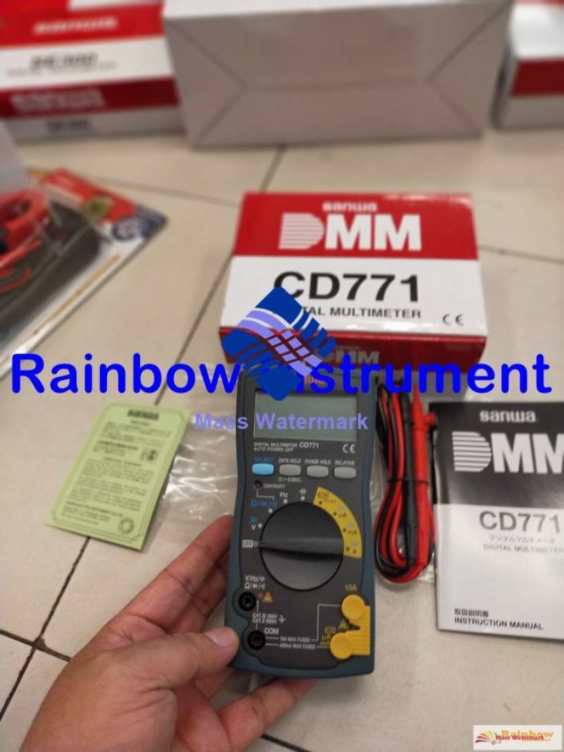 Jual MULTIMETER DIGITAL SANWA CD771 / CD-771 / CD 771 ORIGINAL di ...