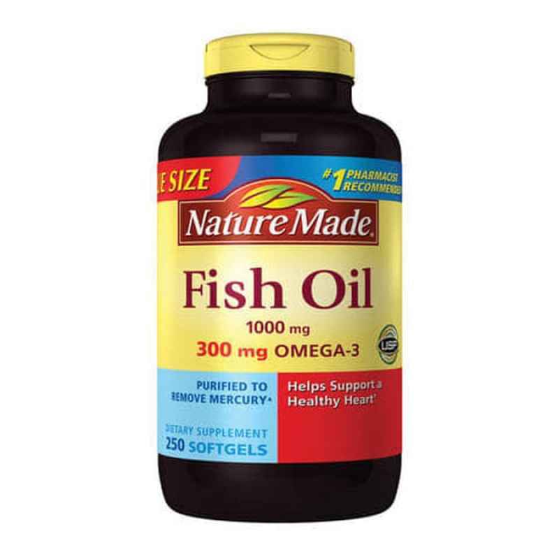 Jual Nature Made Fish Oil 250 Softgels Asli Made In Usa Ready Stock ...