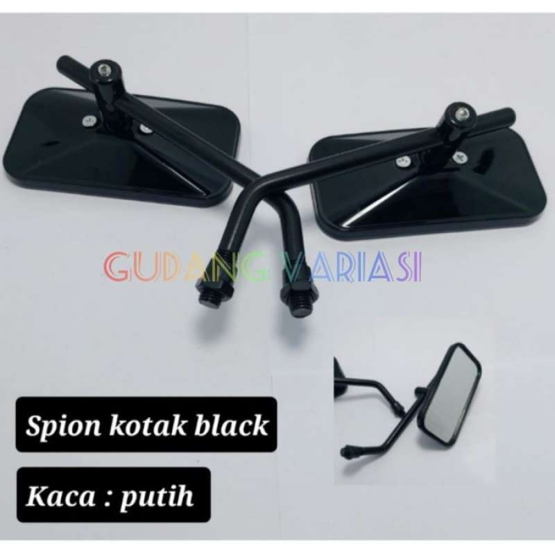 Jual SPION KOTAK BESI HONDA HITAM CLASSIC GL PRO TIGER CB R UNIVERSAL ...