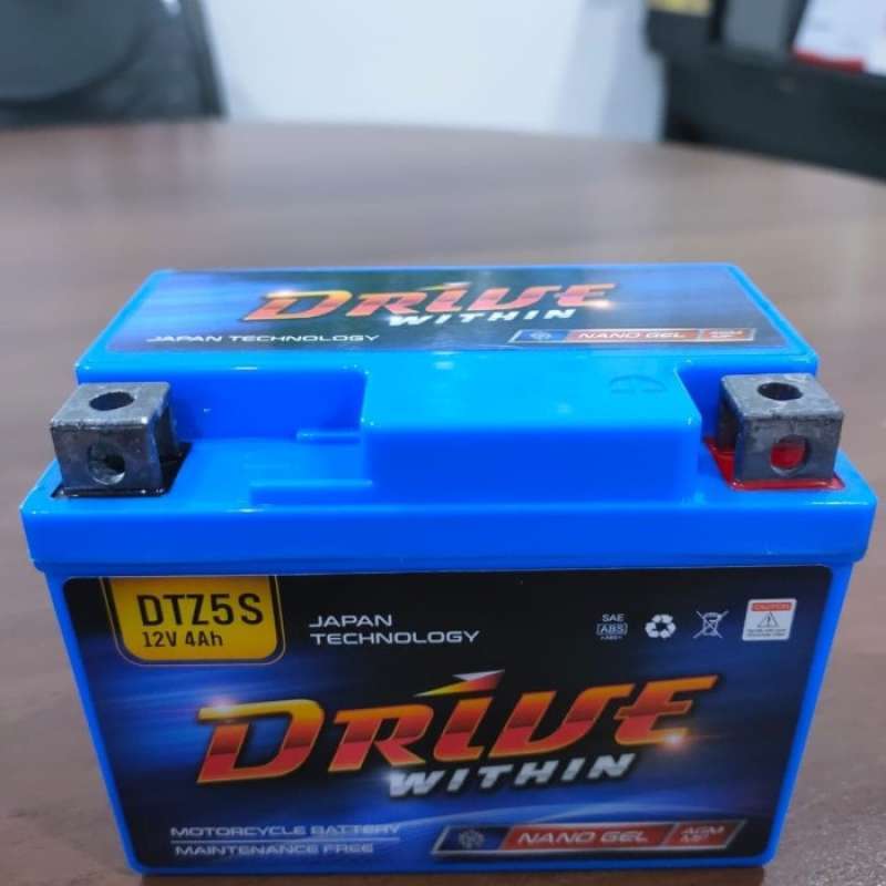 Promo Aki Motor Yamaha WR155 XSR155 Drive DTZ5S Diskon 23% di Seller ...