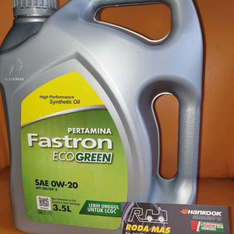 Promo Oli Pertamina Fastron EcoGreen 0W-20 3.5L untuk LCGC Diskon 23% ...