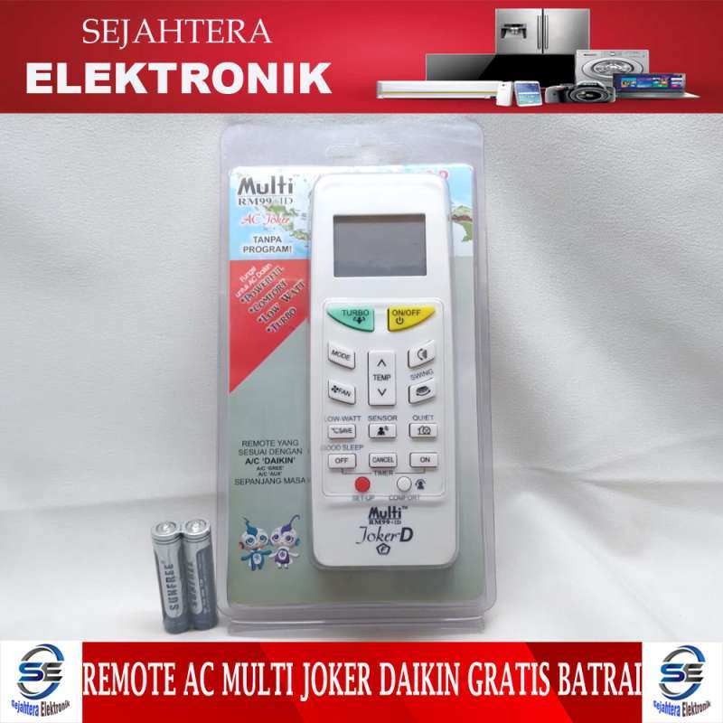 Jual Remote Ac Multi Joker Rm99 Daikin Gratis Batrai Di Seller ...