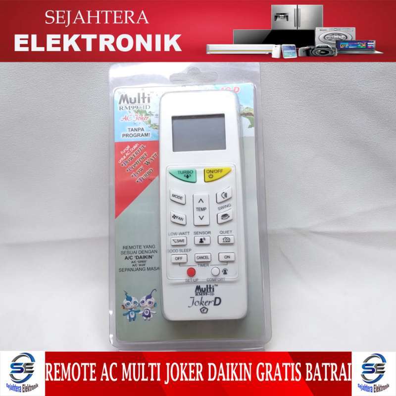 Jual Remote Ac Multi Joker Rm99 Daikin Gratis Batrai Di Seller ...