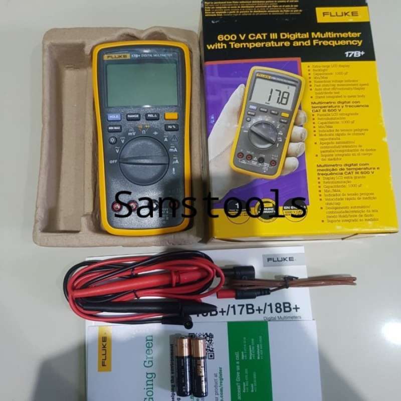 Promo Digital Multimeter / Multitester Digital Fluke 17B+ Diskon 1% di ...