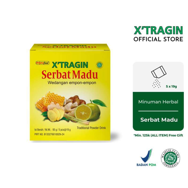 Promo X'TRAGIN Serbat Madu Minuman Bubuk Empon-Empon Diskon 1% di ...
