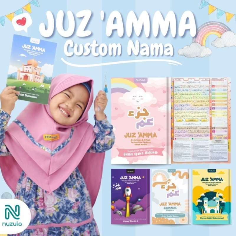 Jual Juz Amma Custom Nama A5 - Juz 'Amma Hafalan Anak Premium full ...