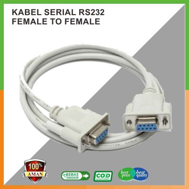 Jual Kabel Serial Db9 Female To Female Rs232 Original Murah - Harga ...
