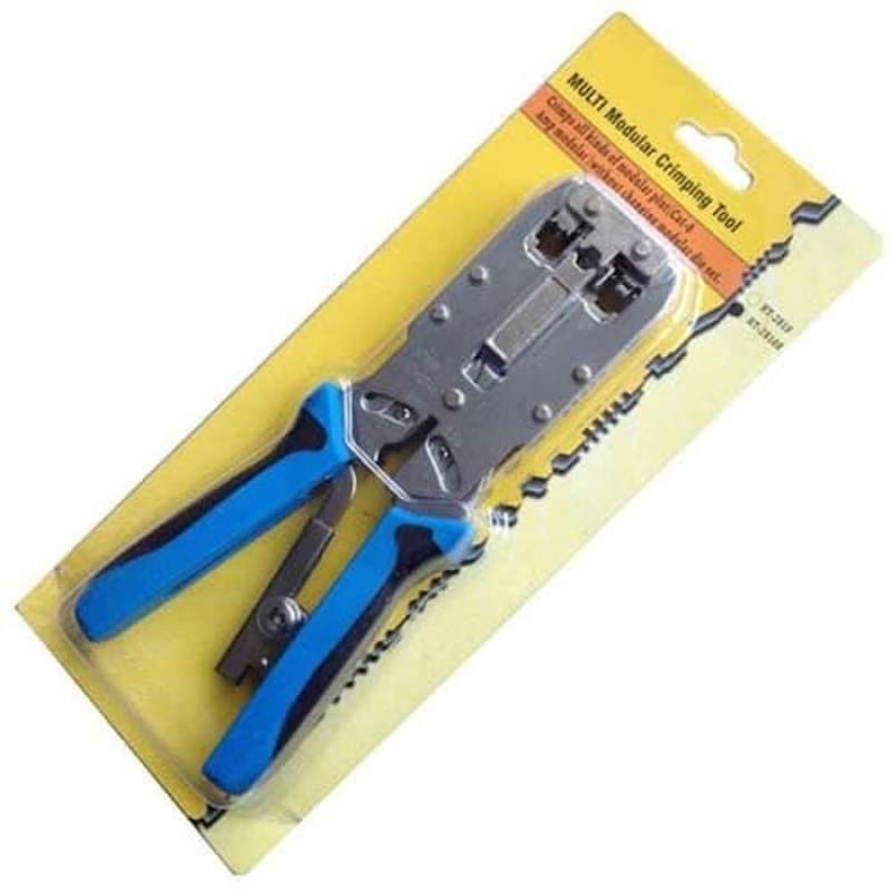 Jual Tang Crimping Tool Ht2810r Penjepit Konektor Rj45 Cat6 Utp Bagus ...