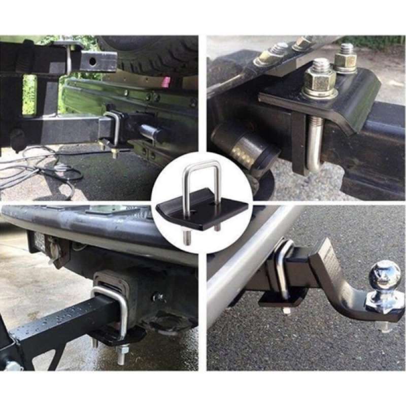 Promo Tow Clamp Hitch Boat Caravan Trailer Anti-Rattle Heavy Lock ...