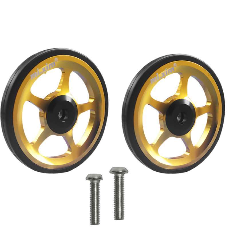 Promo 2pcs/Pack Folding Bike Easy Wheels Deluxe Refit Easy for Brompton ...
