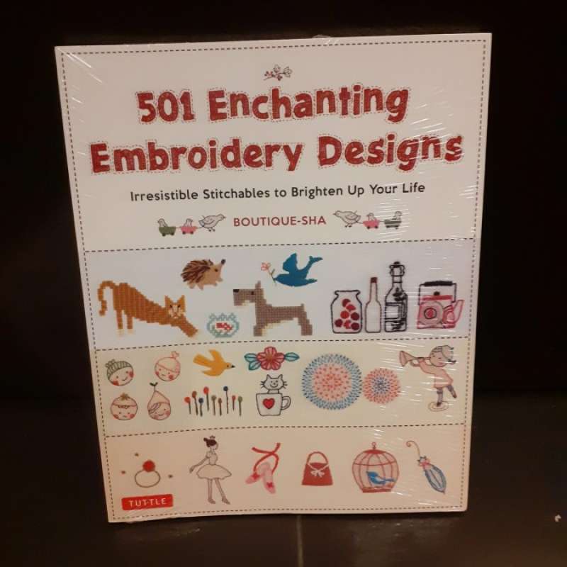Jual 501 Enchanting Embroidery Designs : Irresistible Stitchables to ...