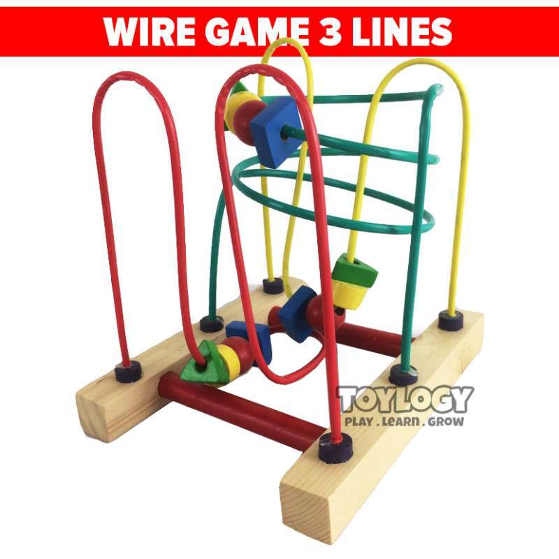 Promo Toylogy Mainan Edukasi Anak Wire Game Kayu Alur Kawat Motorik ...