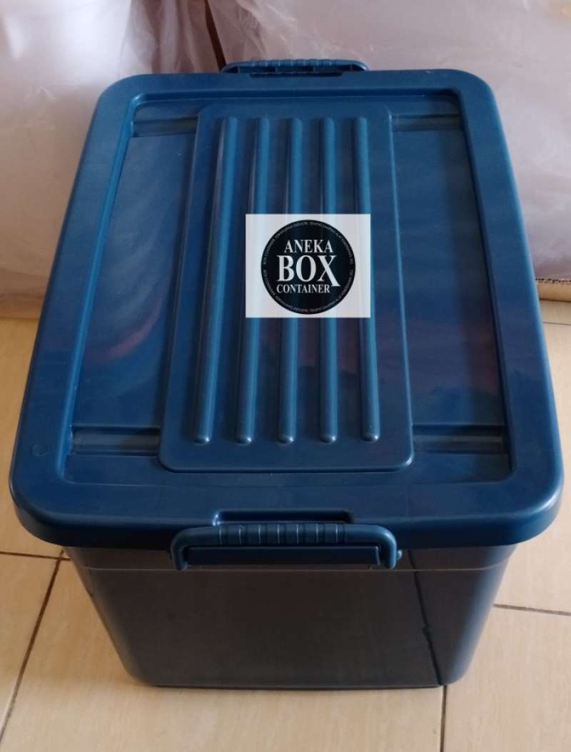 Promo Box Container Plastik 50 Ltr Dengan Roda Merk Cpm - Benict Diskon ...