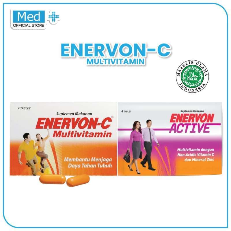 Enervonc C Multivitamin Isi 4 Tablet Lengkap Harga Terbaru Maret 2024 ...