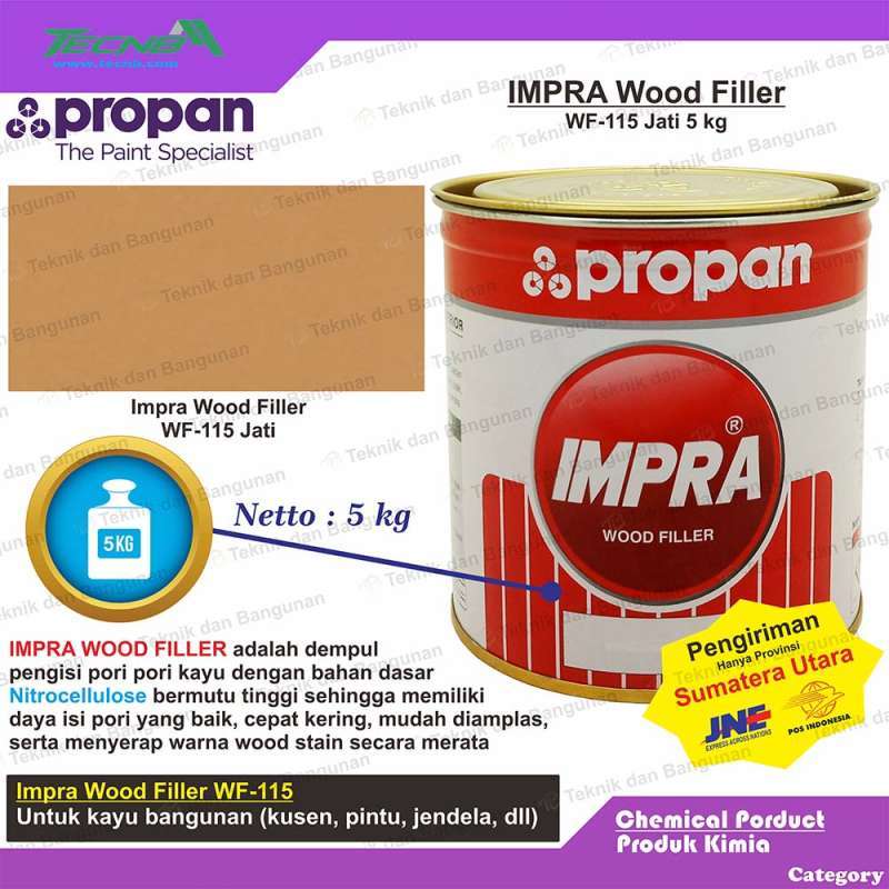 Jual Impra Wood Filler WF-115 Jati 5 kg di Seller Teknik dan Bangunan ...