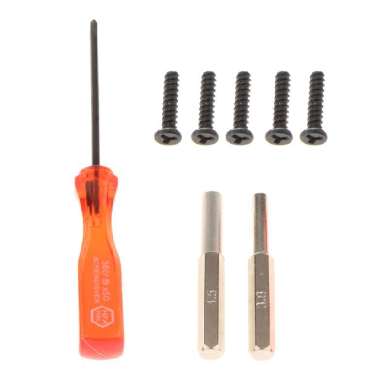 Jual 5 X For Nintendo Switch Joy-con Tri/wing Screws + Screwdriver ...