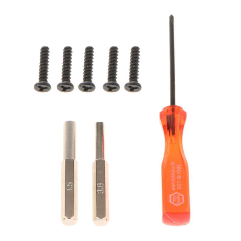 Jual 5 X For Nintendo Switch Joy-con Tri/wing Screws + Screwdriver ...