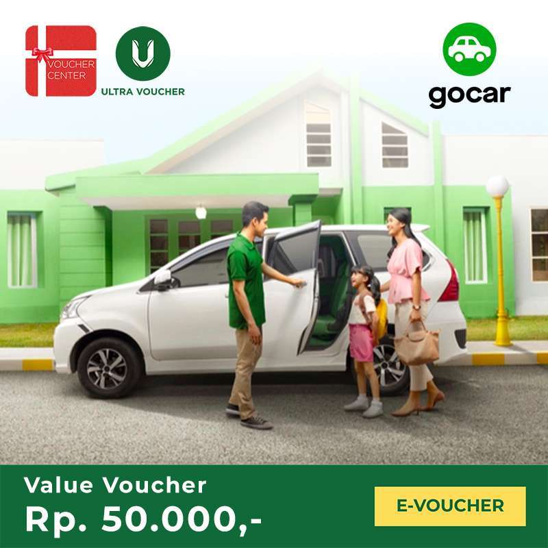 Jual GOJEK Voucher Digital GoCar Rp. 50.000 di Seller Ultra Voucher VC ...