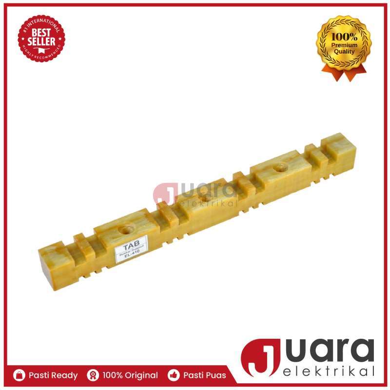 Promo Isolator Holder Busbar Support 10 mm 4 Pole EL-410 Diskon 1% di Seller Juara Elektrikal ...
