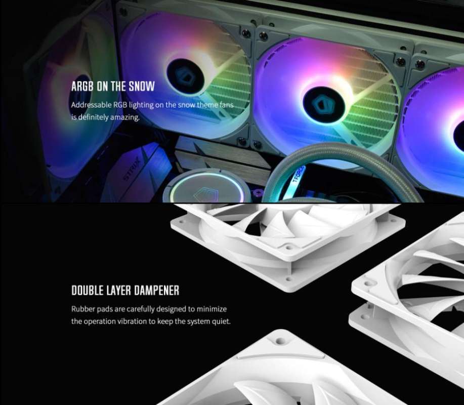 Jual Id-cooling Xf-12025-argb-trio Snow - 3 White Fan 120mm Pwm Argb Sync Di Seller Eses ...