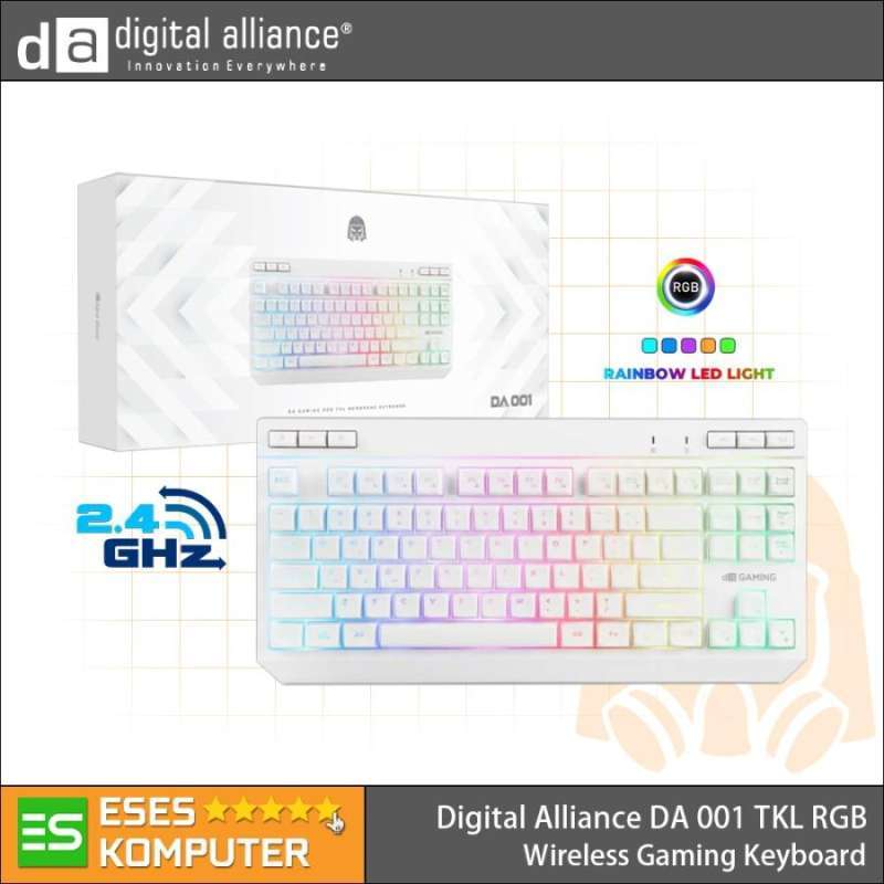 Jual Keyboard DA Digital Alliance DA 001 Wireless TKL RGB | Keyboard ...