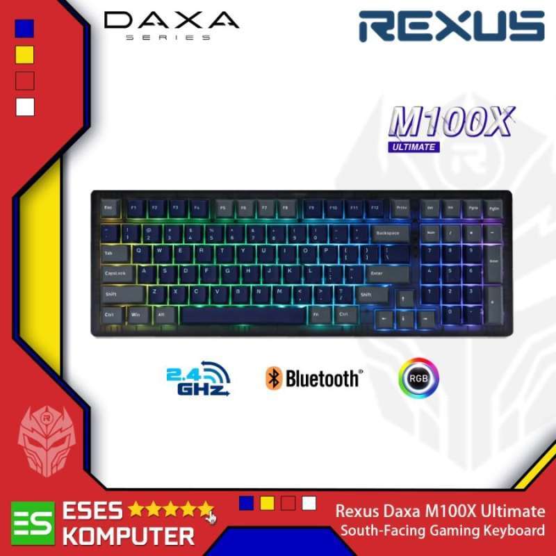 Jual Keyboard Rexus Daxa M100X Ultimate RGB | Mechanical Keyboard ...