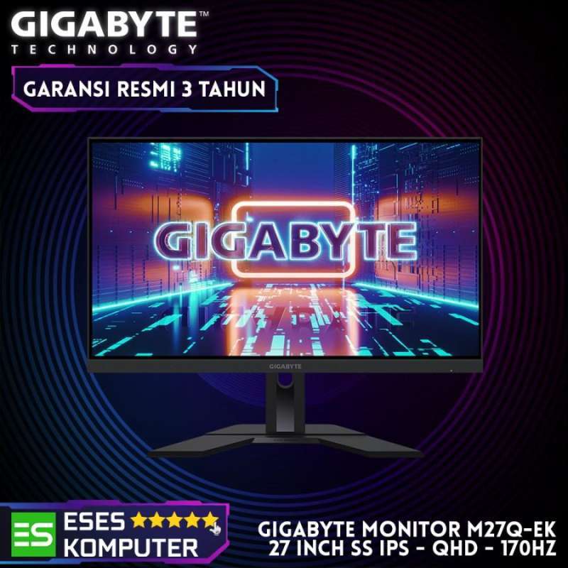 Jual Monitor Gigabyte M27Q - 27 inch Curved Gaming - QHD - 170Hz - 0 ...