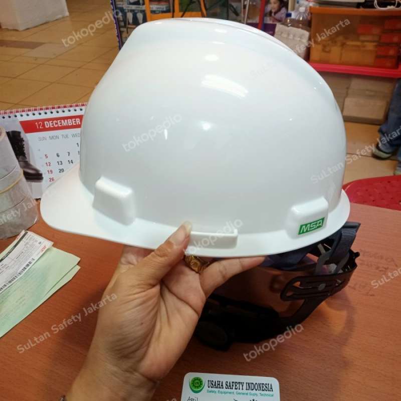Jual Helm MSA original V-Gard Fastrack (putih) original promo di Seller ...