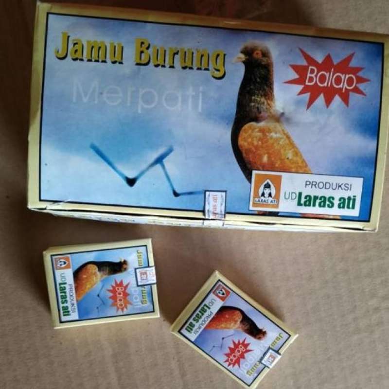 Promo SATU PAK JAMU LARAS SATI LARASATI BURUNG MERPATI ISI 20 KOTAK ...