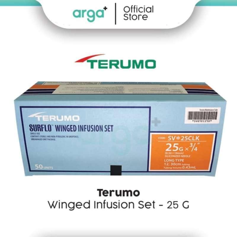 Jual Wing Needle Terumo / Surflo Winged Infusion Set Isi 50's Di Seller ...