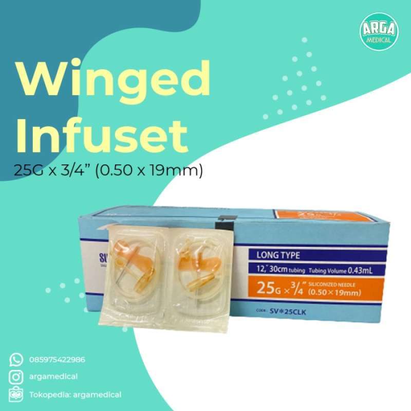 Jual Wing Needle Terumo / Surflo Winged Infusion Set Isi 50's Di Seller ...