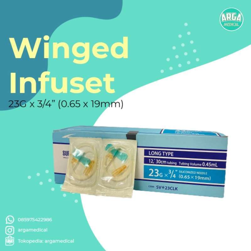 Jual Wing Needle Terumo / Surflo Winged Infusion Set Isi 50's Di Seller ...