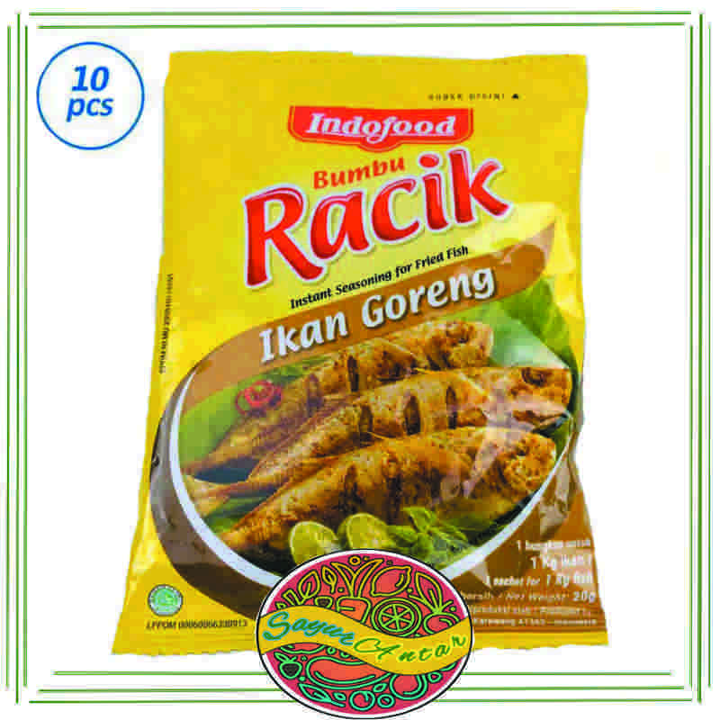 Jual Bumbu Racik Indofood Ikan Goreng [ 20 Grm / 10 Pcs / Renceng ] di ...