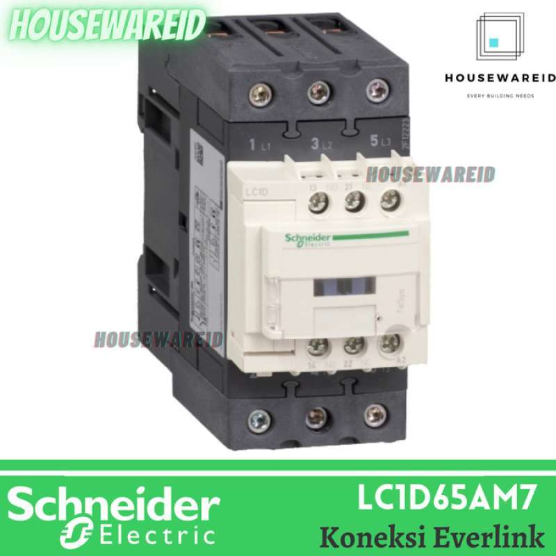 Promo Kontaktor 3 Phase 80 Ampere 3p 80a Schneider LC1D65AM7 220v Original Diskon 23% di Seller ...