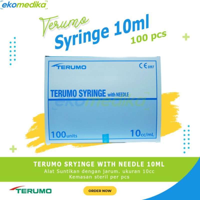 Jual Spuit 10cc Syringe 10 Ml Terumo Jarum Suntik 10ml With Needle Terumo Di Seller Anes Medika ...