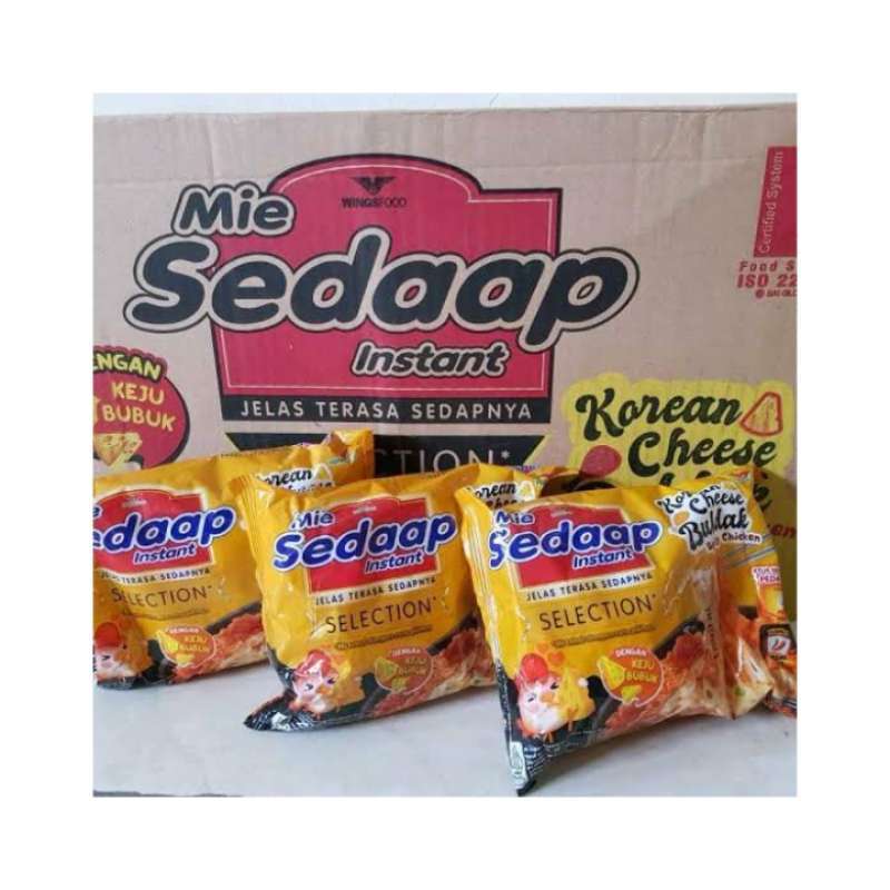 Jual Mie Sedaap Korean Cheese Buldak mi sedap enak dan murah (1 dus 40 ...