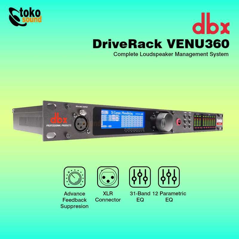 Jual Dbx Driverack Venu360 Complete Loudspeaker Management System ...