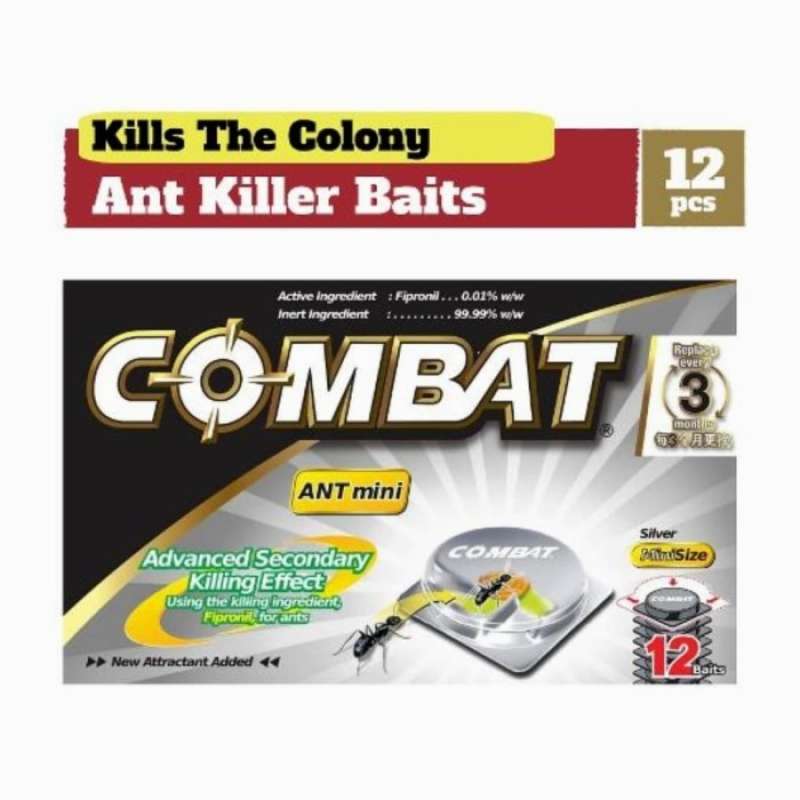 Promo Combat Ant Killer Mini Bait Stations / Combat Ants / Pembasmi ...