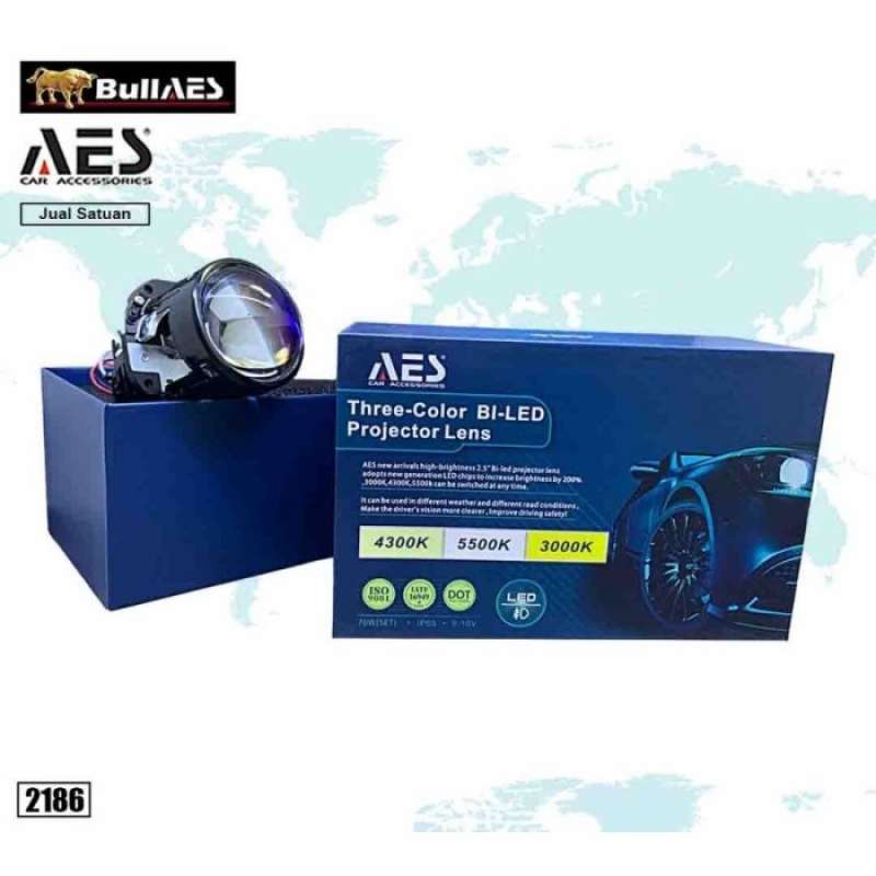 Jual Limited Lampu Mobil Biled Aes Wst 2.5 Inch 3 Warna 2022 Original ...