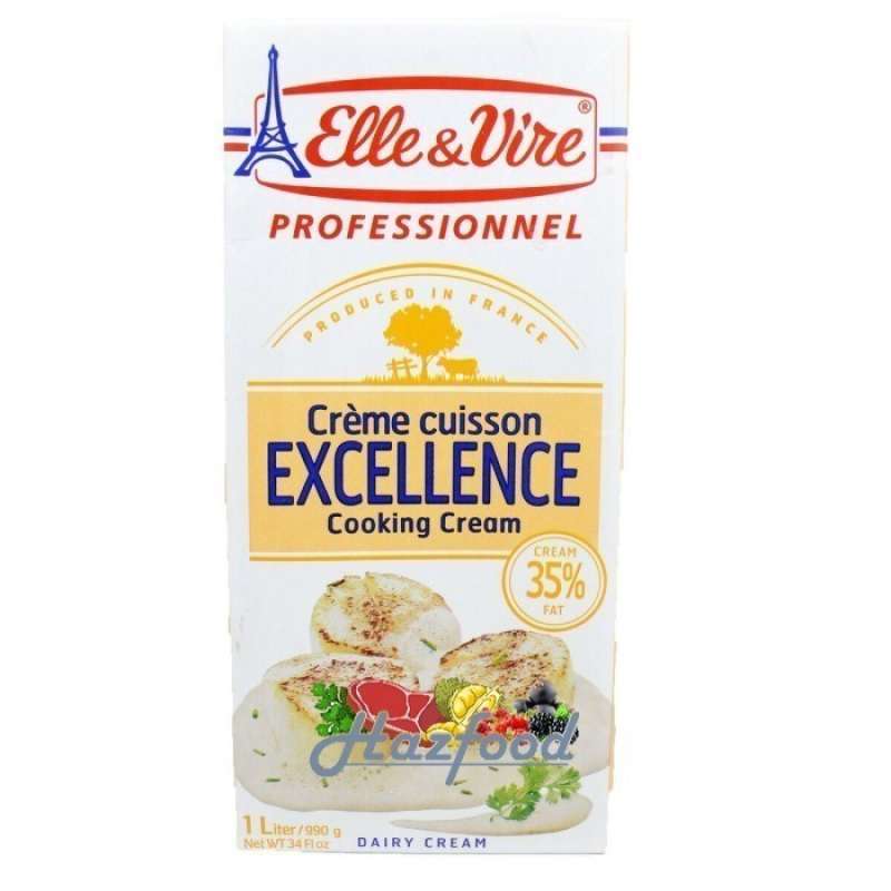 Jual Elle & Vire Creme Cuisson Excellence Cooking Cream 1l | Krim Elle ...