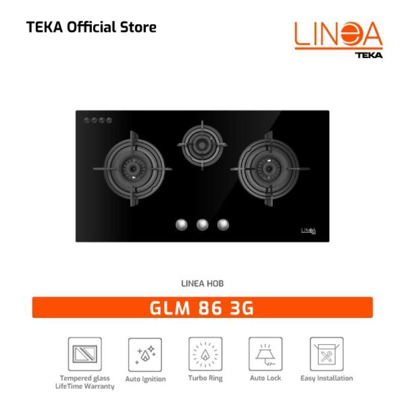 Jual Linea By Teka Glm 86 3g Kompor Tanam Kaca - Glm 86 3g+lsh 902 Ss ...
