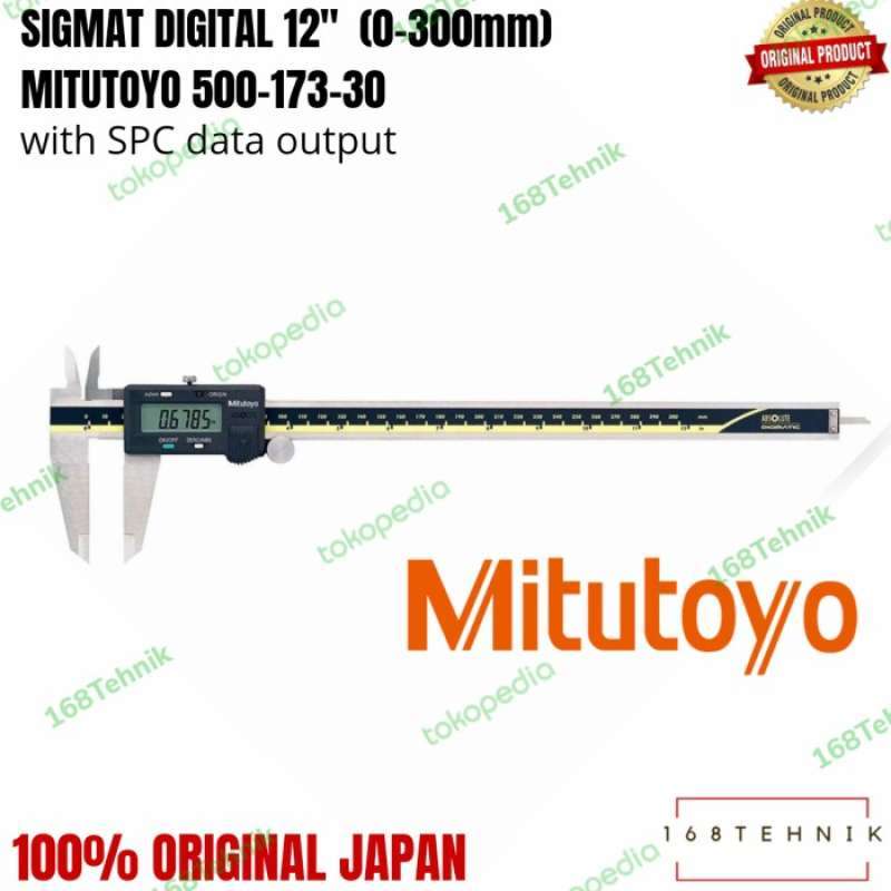 Jual Sigmat Digital Caliper 12 Inch Mitutoyo 500-173-30 / Sigmat 300mm Di Seller Berkah Mulia ...