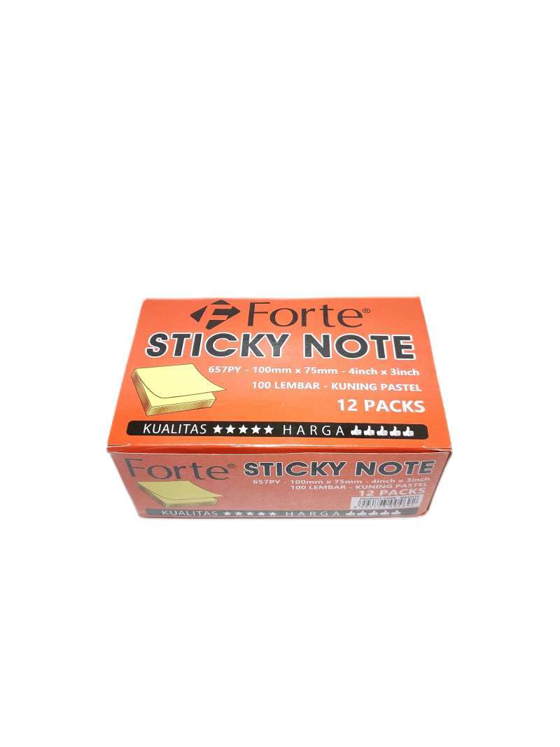 Jual Harga (1packs/100lembar ) Label/memo Sticky Notes Ukuran 4x3 Inch ...