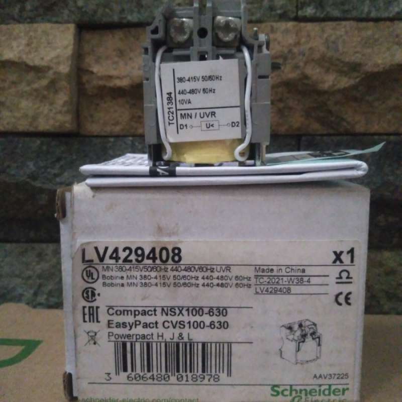 Promo UVT UNDER VOLTAGE RELEASE MN 380-415V AC NSX CVS LV429408 ...